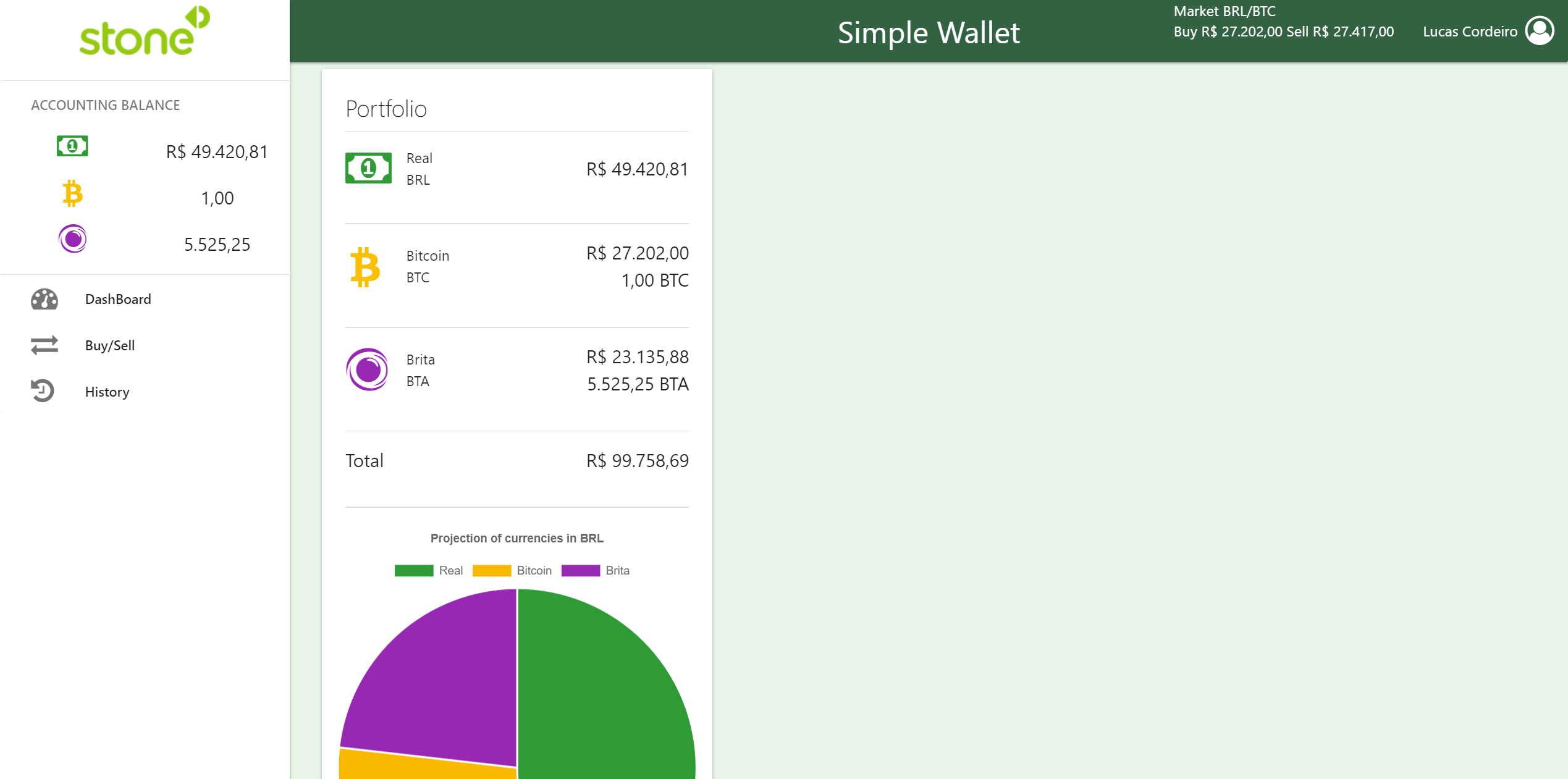 GitHub - lukascivil/simplewallet: Example of a cryptocurrency wallet App